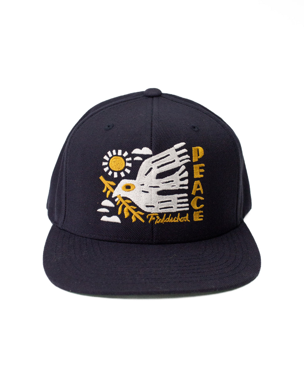 Peace Snapback Hat in Navy – Fieldschool